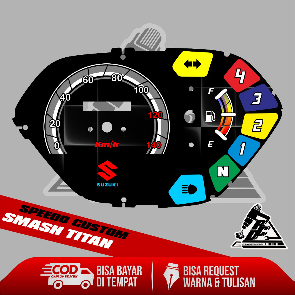 Custom smash titan speedometer board custom smash titan speedometer ...