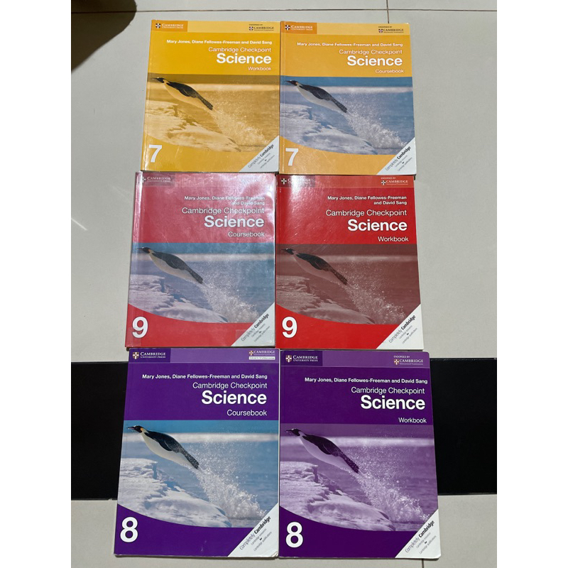 Cambridge checkpoint science 7 8 9 coursebook workbook | Shopee Malaysia