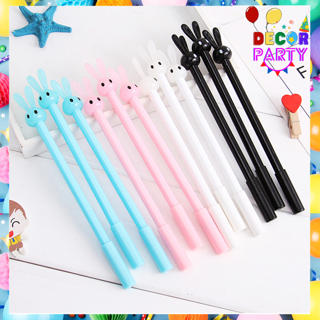 Dp Cute Rabbit Head Shaped Character Pen Unique Cute Bunny Character ...
