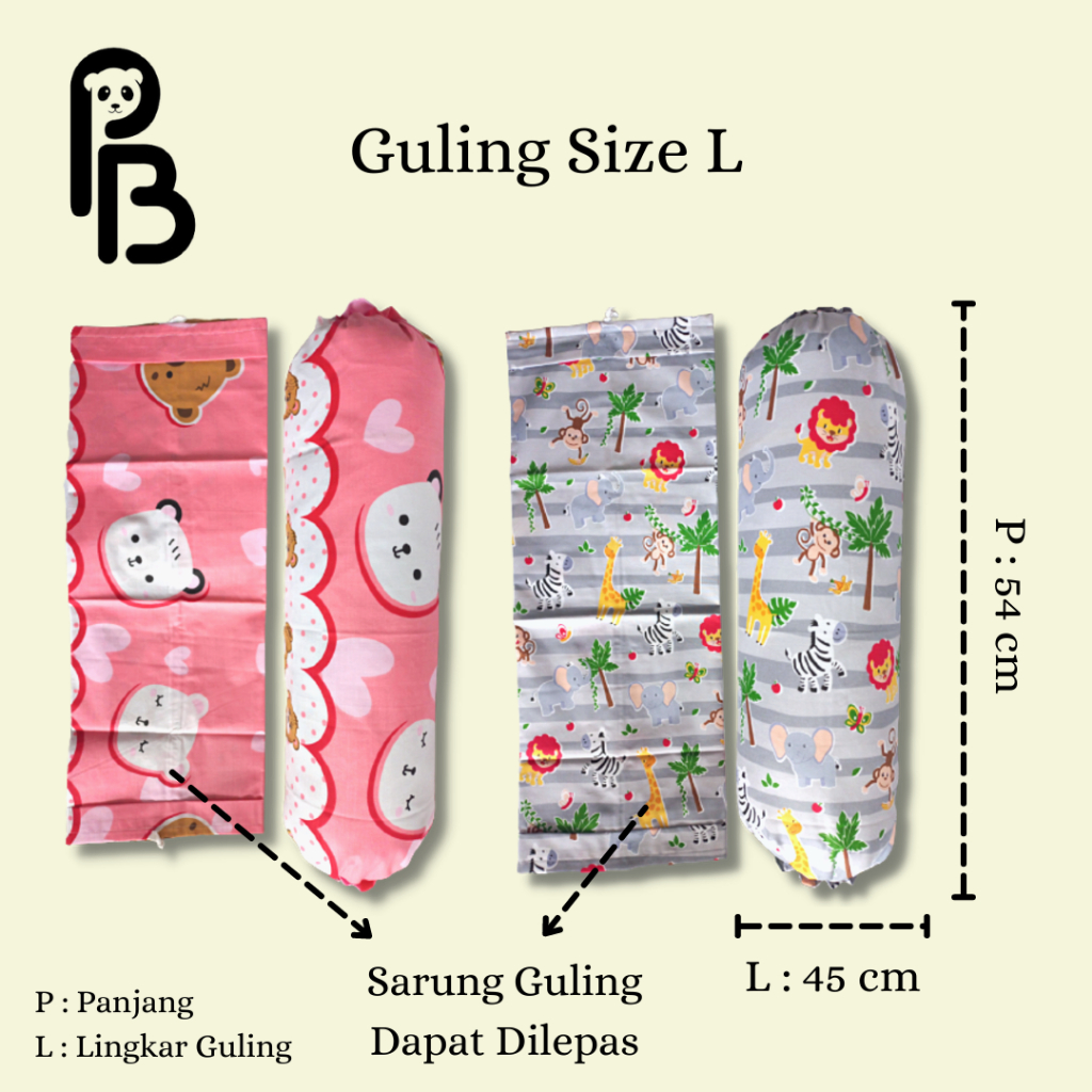 Premium Classic Baby Bolster | Size L | Can Choose A Motif | Baby ...