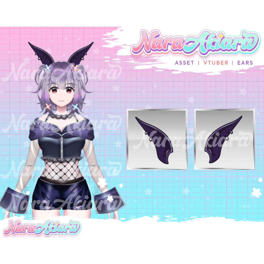 Make Your Streams Become More Attractive with 2D Ear Assets, Vtuber ...