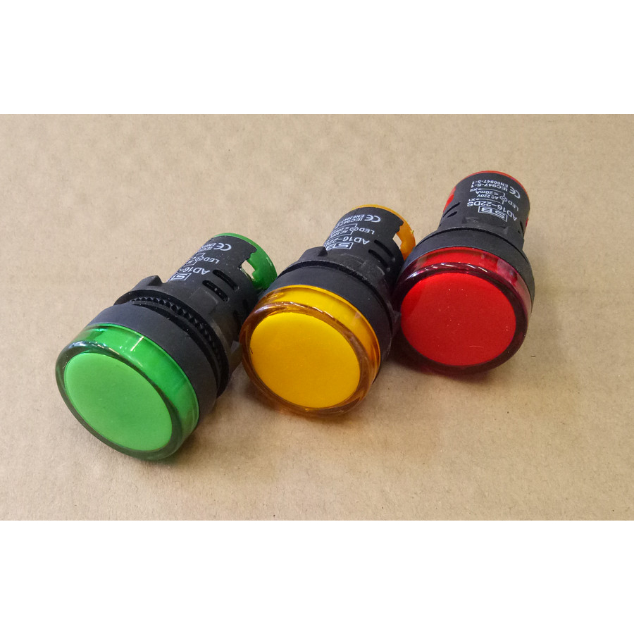 Pilot lamp 22mm /220V/ pilot lamp LED / panel indicator lamp | Shopee ...