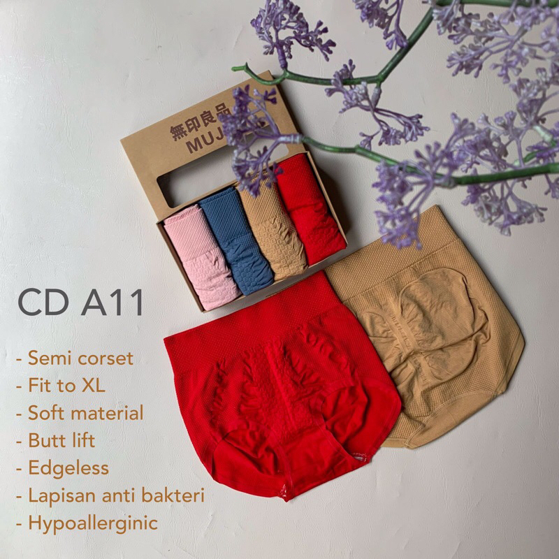 Muji Antibacterial Panties - A11 | Shopee Malaysia