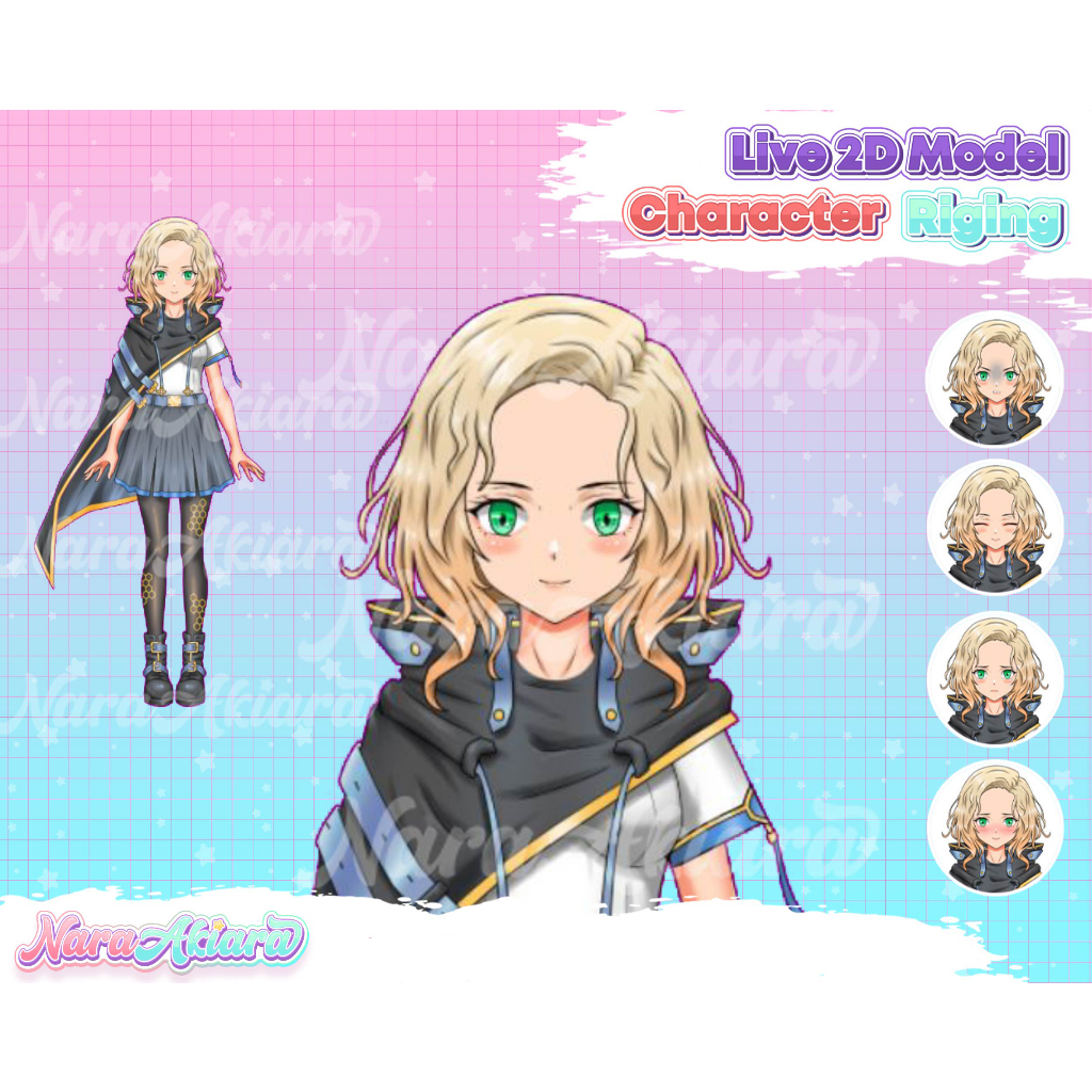 Anime Lovers Using Vtuber Live2d Characters Ready to Use, Character ...