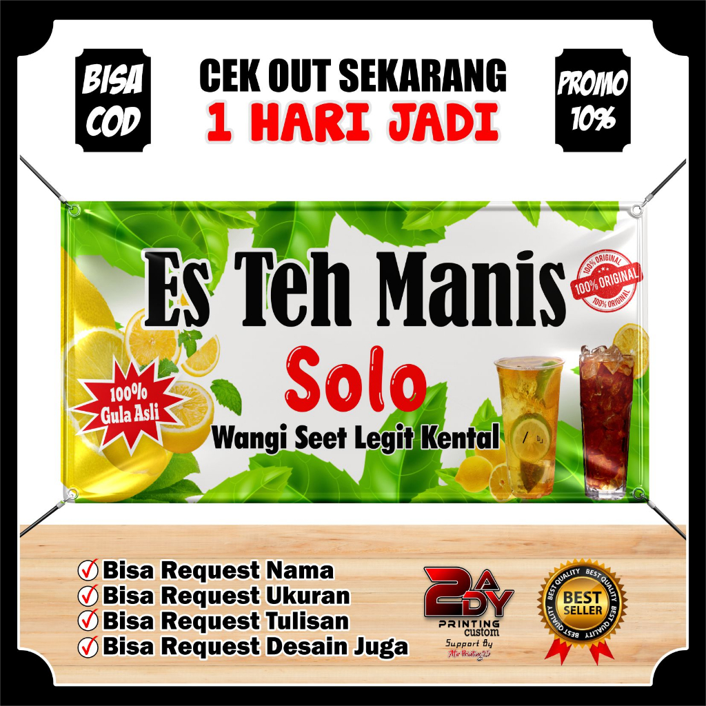 Latest Viral Solo Iced Tea Backdrop Banner / Sweet Solo Iced Tea Banner ...
