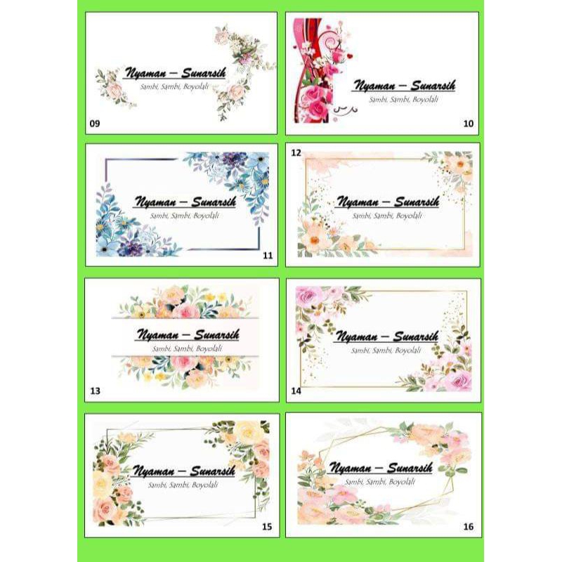 Custom Name Envelopes PER BOX Of 100Pcs | Shopee Malaysia