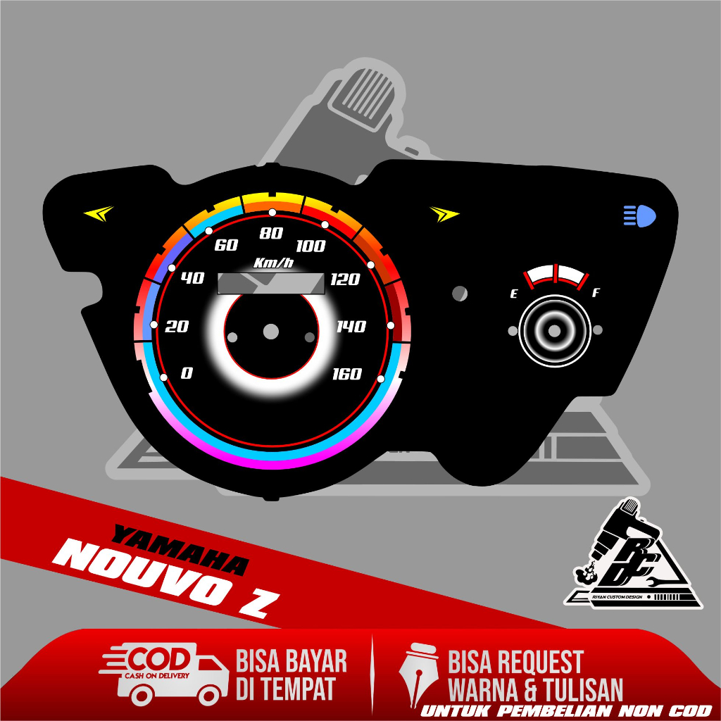 Custom nouvo z speedometer board custom nouvo z speedometer panel ...