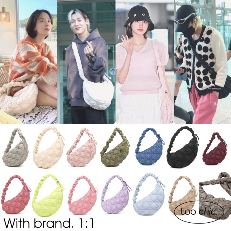 HITAM - #TCC261 Cozy M c*rlyn drawstring bag with brand - import tas ...