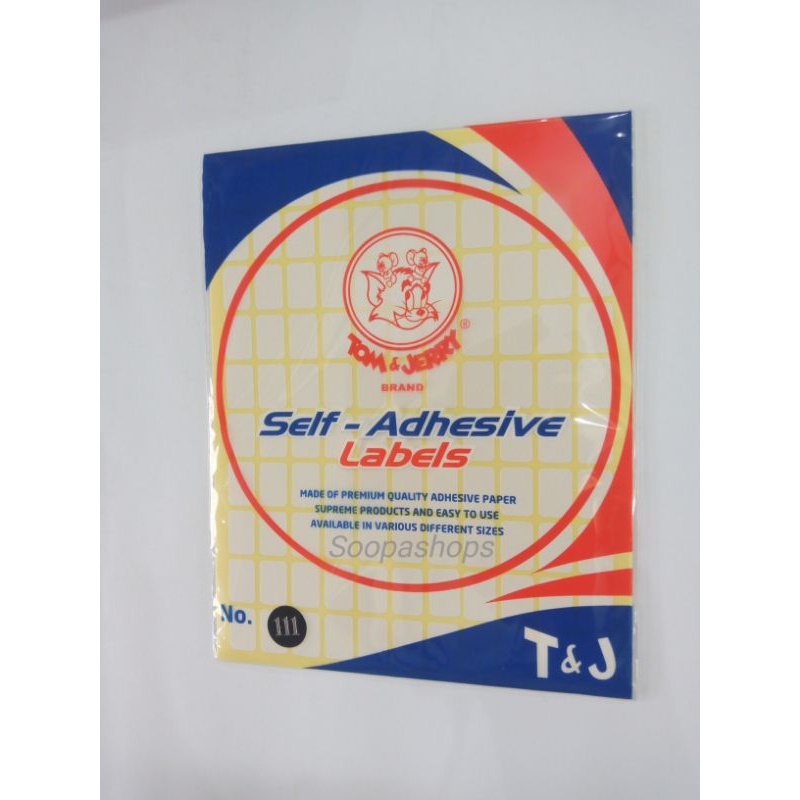 Label/price Sticker/Brand Name Tom & Jerry No.111 | Shopee Malaysia