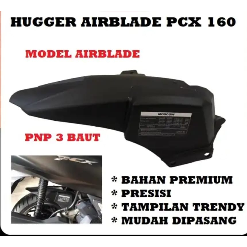 Hugger Fender PCX 160 HUGER AIRBLADE PCX160 HAGER AIR BLADE VIETNAM PCX ...