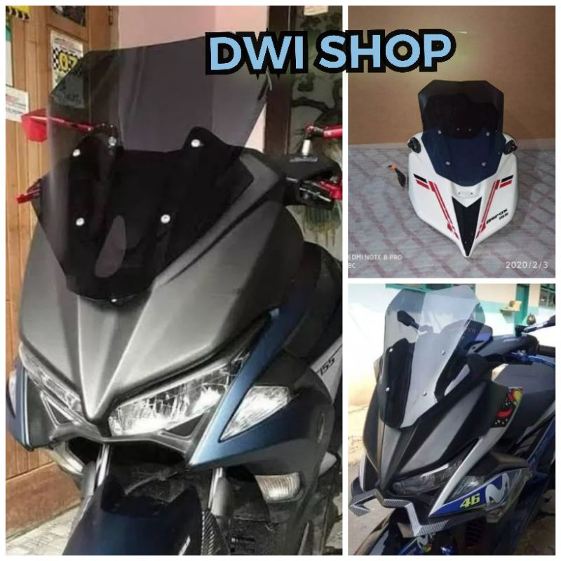Yamaha nvx 155 v1 nvx v2 headlamp visor Cover mask, XMAX model | Shopee ...