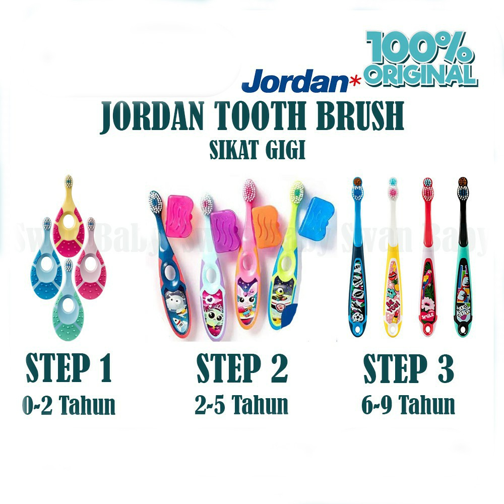 Jordan Baby Toothbrush | Step 1 Step 2 Step 3 | Kids Buddy Step 1 Step ...