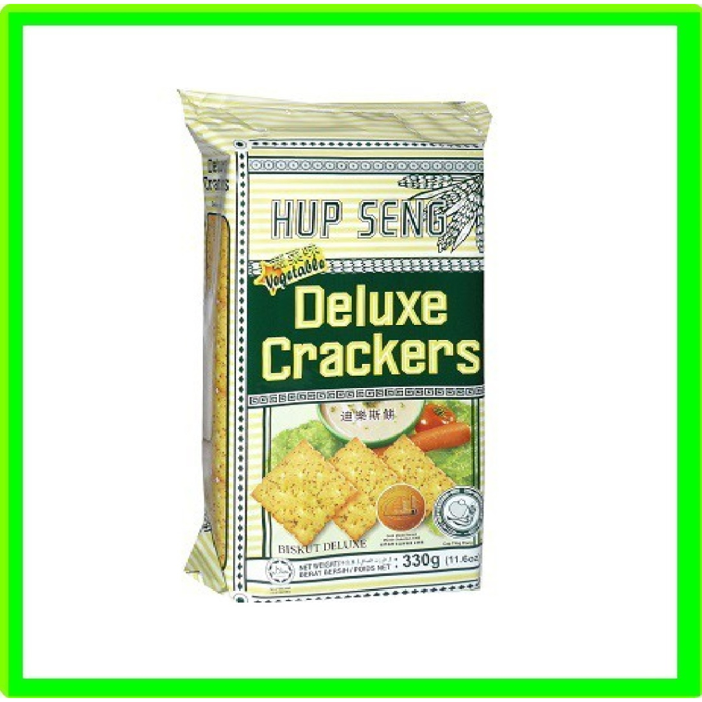 Hup Seng Deluxe Crackers 330gr Vegetable Biscuit Vegetable Biscuit ...