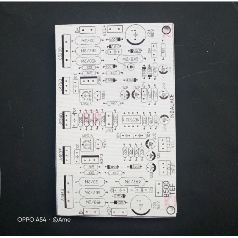 Apex B500 TEF Driver PCB Balance Input | Shopee Malaysia