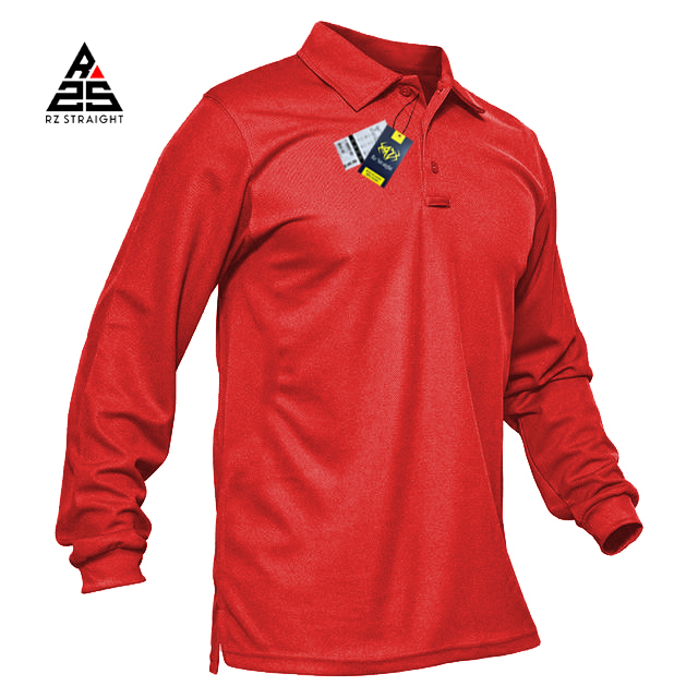 Rz Straight - The Coolest Long Sleeve Plain Polo Shirt For Men & Women ...