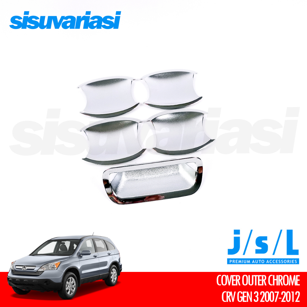 Crv Gen 3 Door Bowl JSL Chrome Outer Handle Bowl | Shopee Malaysia