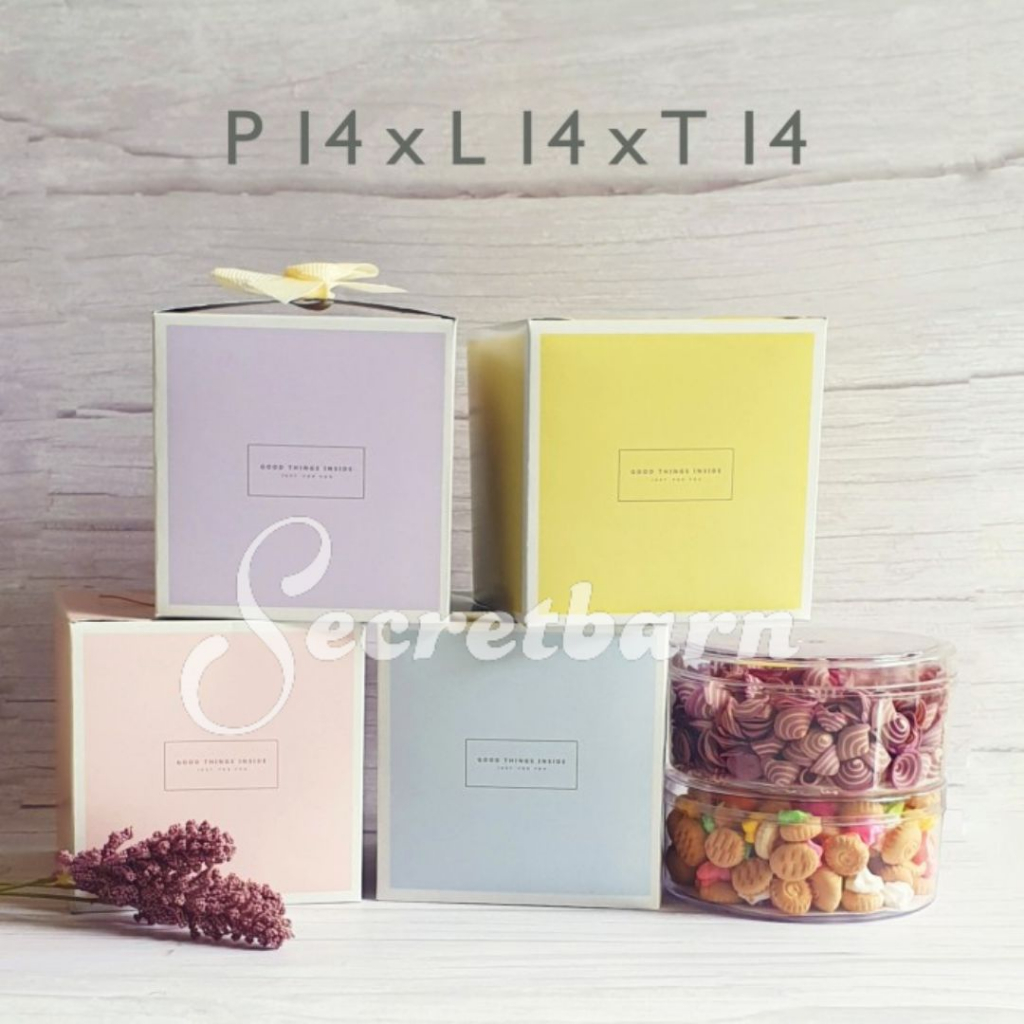 Gift Box size 14x14 HIGH Pastel Cake Box Cake Box Dry Bread Mooncake ...
