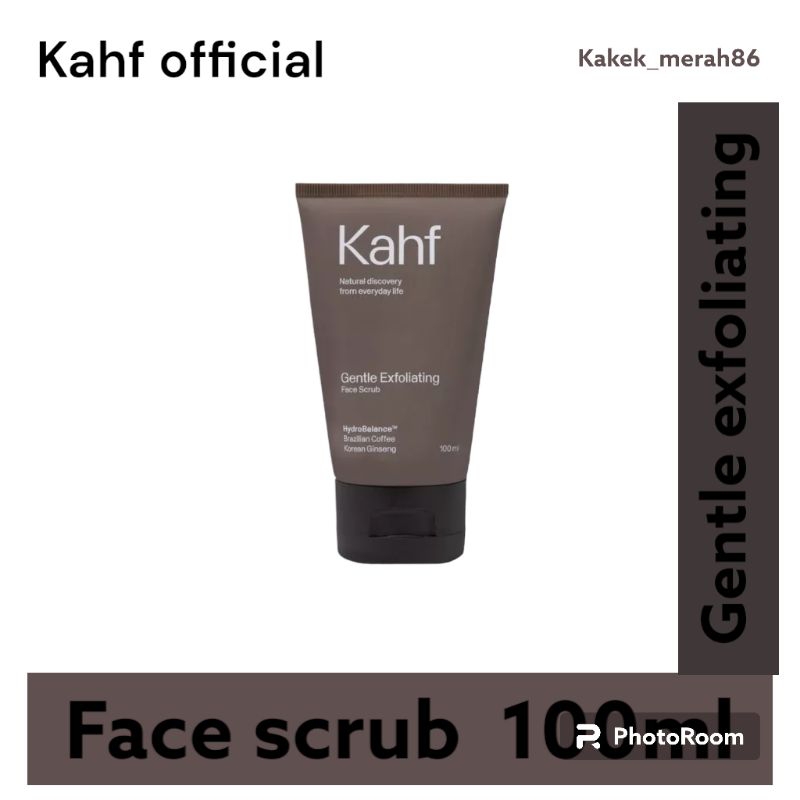 Kahf Face Scrub Gentle Exfoliating 100Ml 100% original | Shopee Malaysia