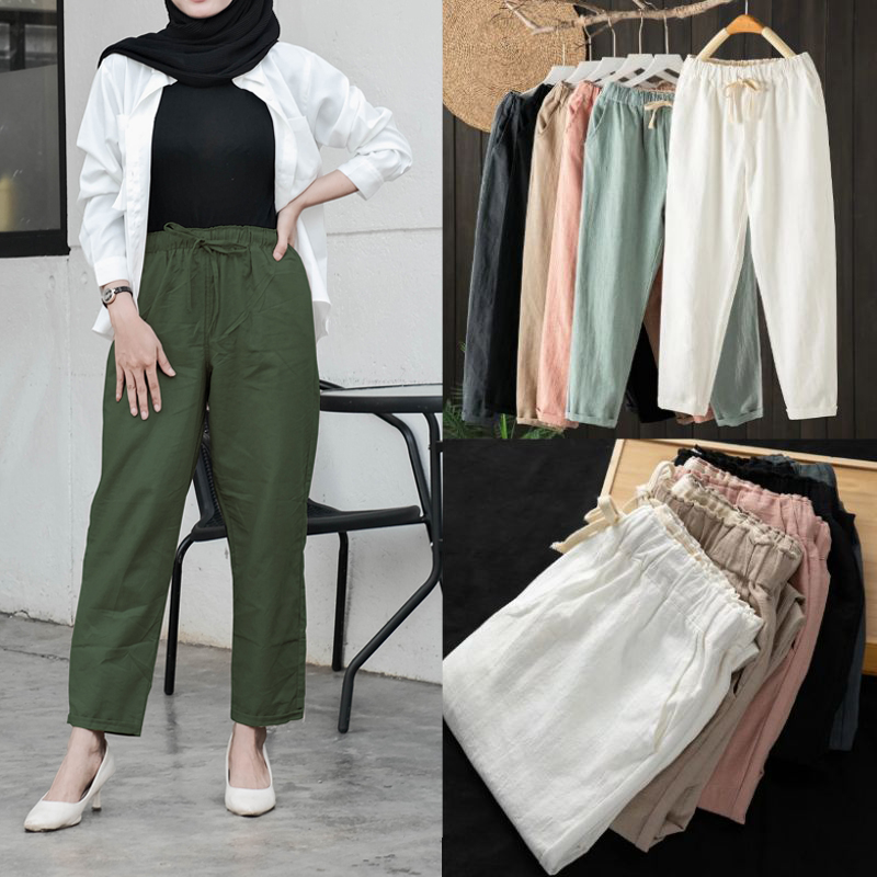 Baggy Pant LINEN - PANTS Women LINEN PANTS PANTS Contemporary BAGGY ...