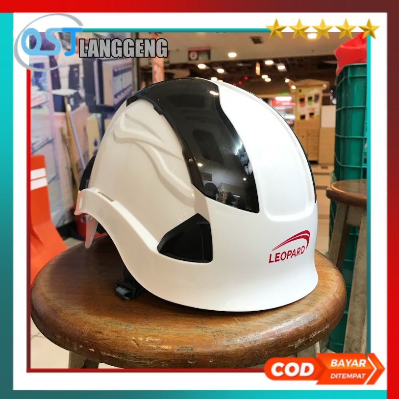 PUTIH Leopard Lphl 0356 Climbing Safety Helmet/White Color Climbing ...
