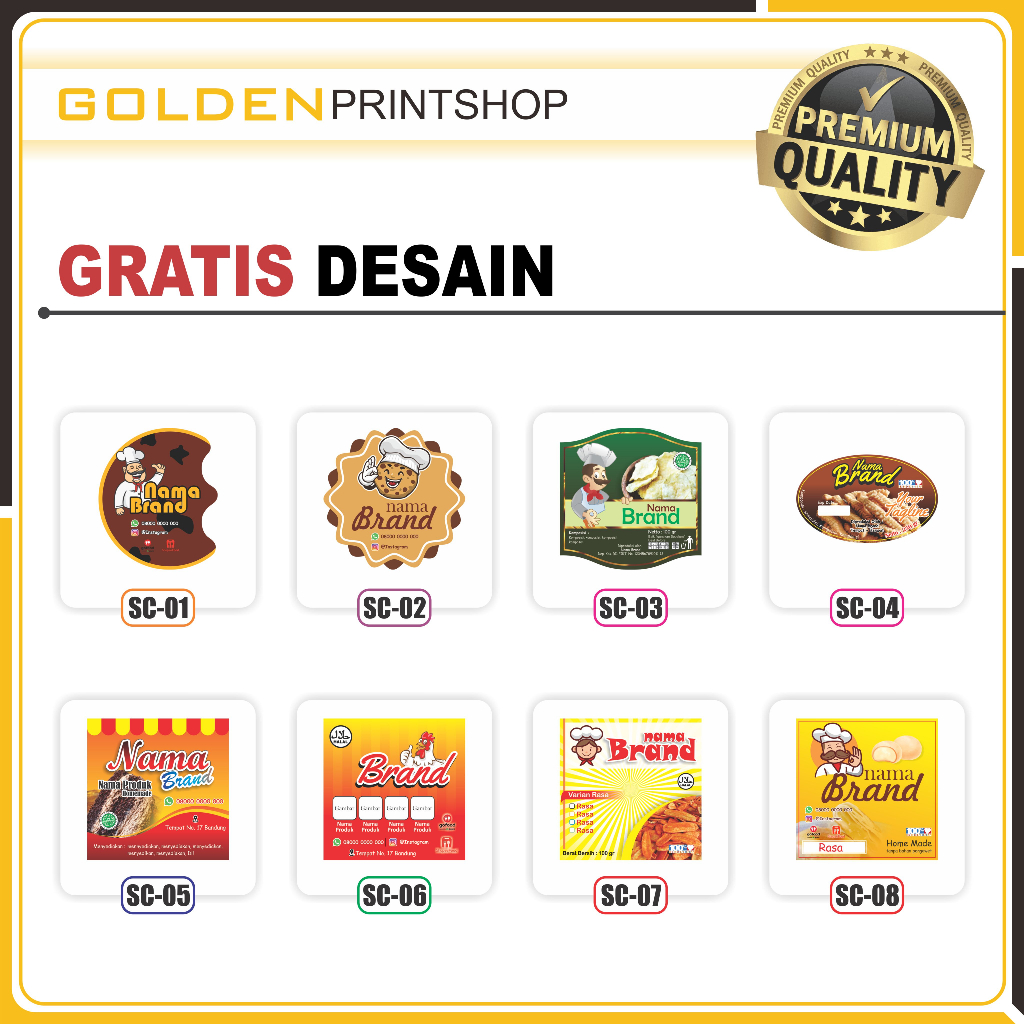 Print UNIT label STICKERS | Print Custom Label STICKERS | Print Food ...