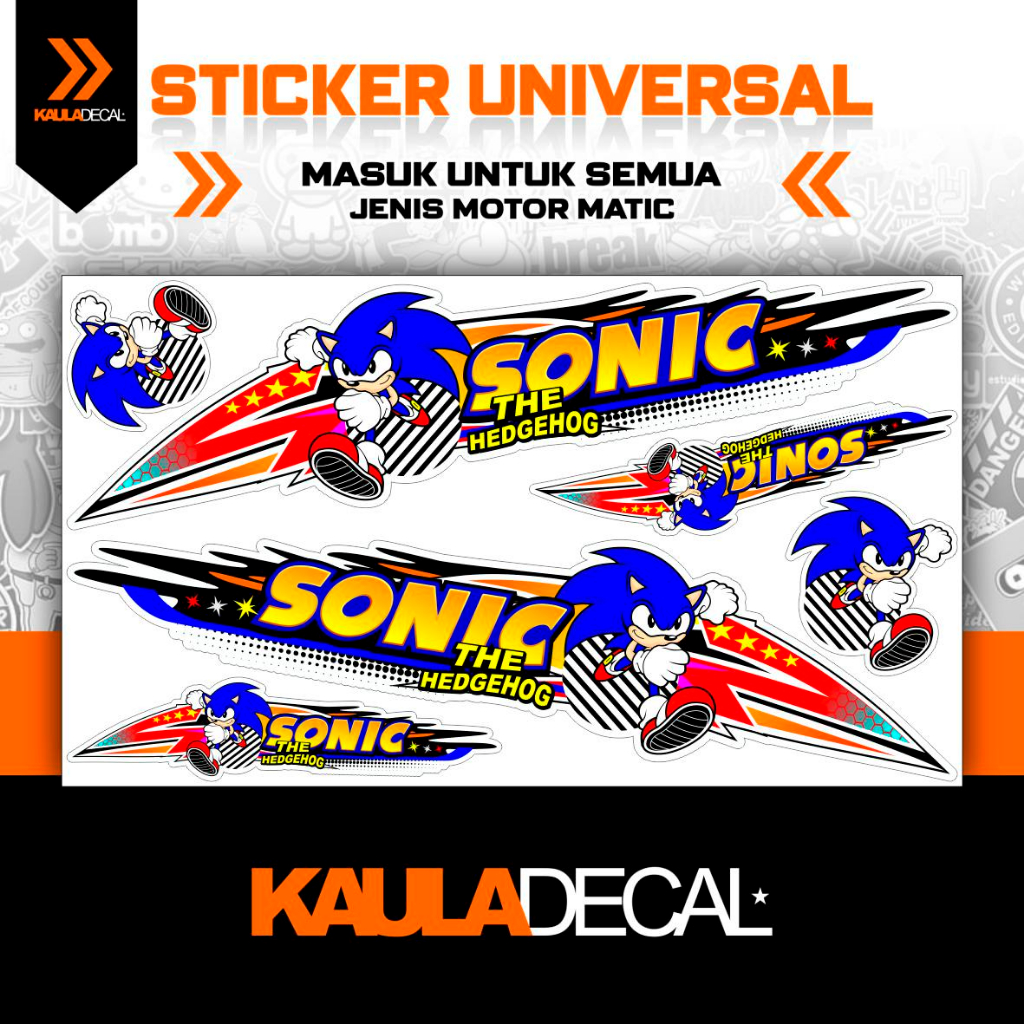 All MATIC MOTIF 590 Motorcycle STRIPING STICKER/UNIVERSAL MATIC/STICKER ...