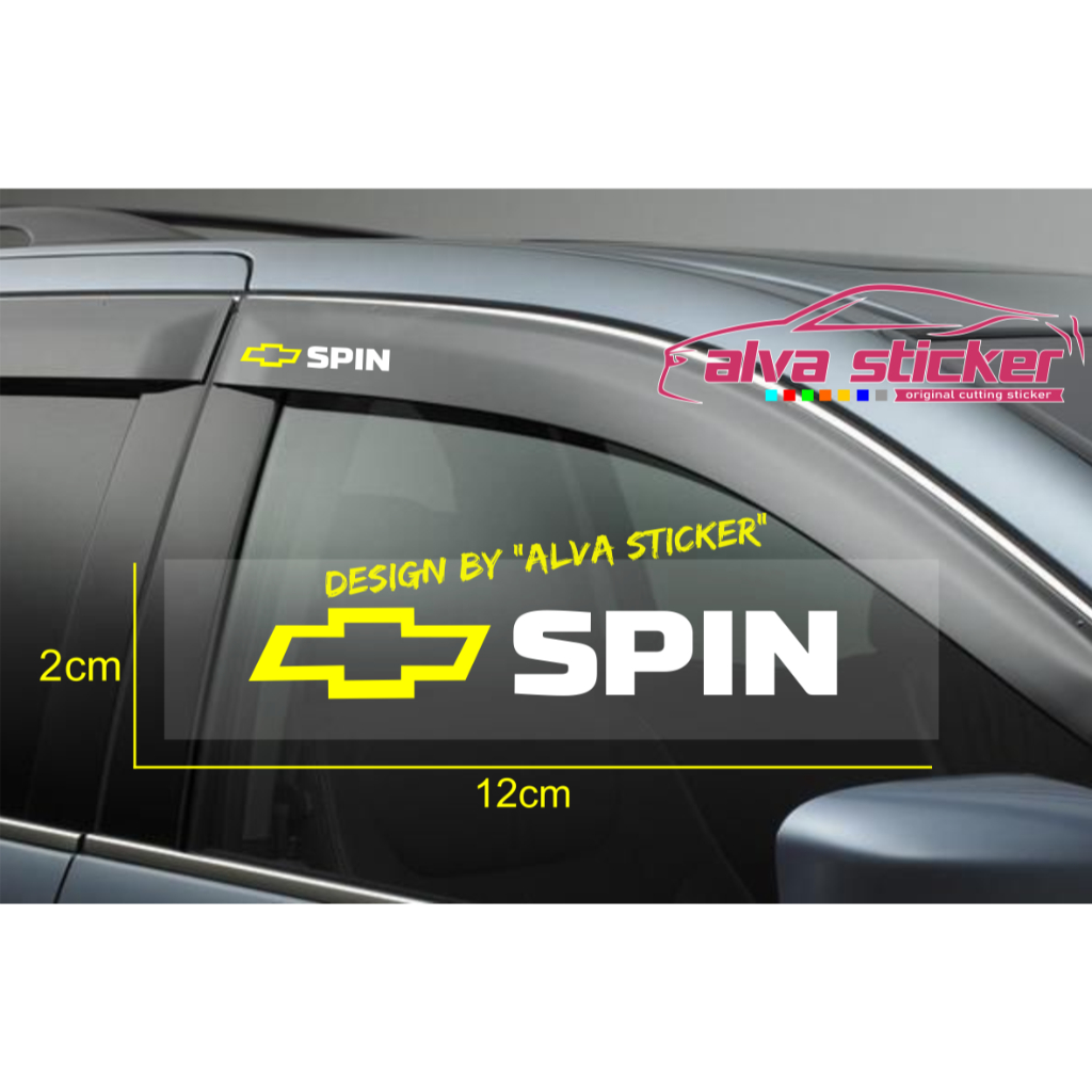 Spin sticker, chevrolet Spin car gutter cover sticker, 2 pieces right ...