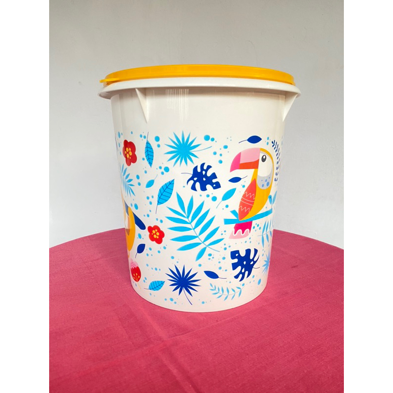 PUTIH Original tupperware Cracker Holder giant canester Big White ...