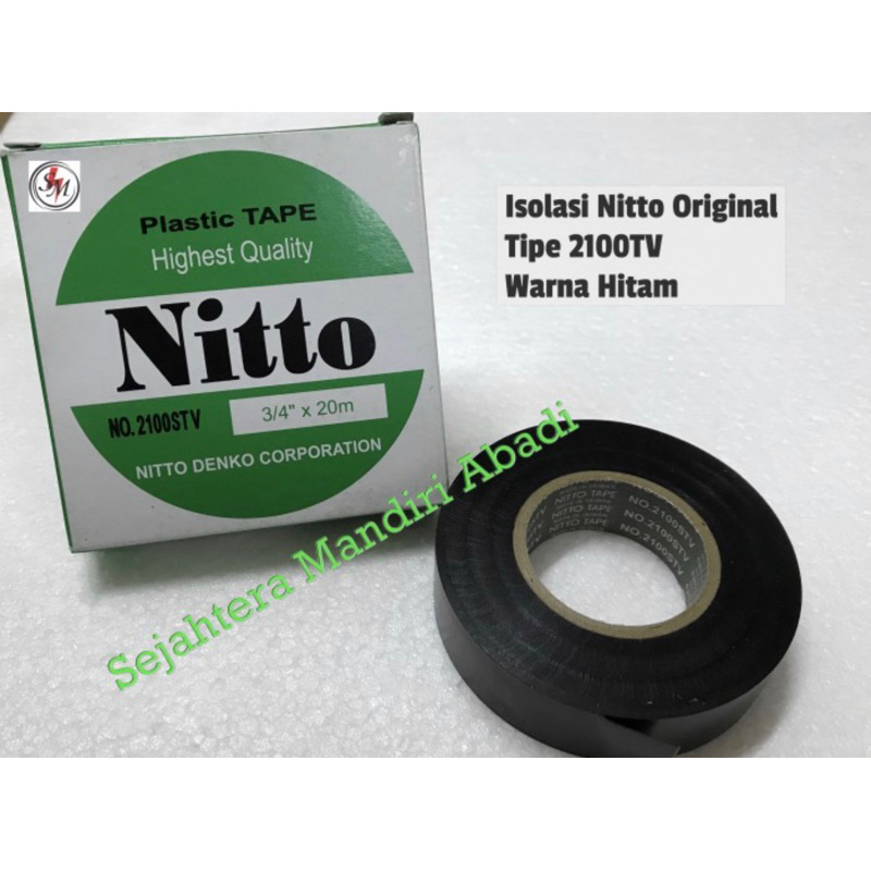 HITAM Nitto 2100STV Electrical Insulation Black Solatif | Shopee Malaysia