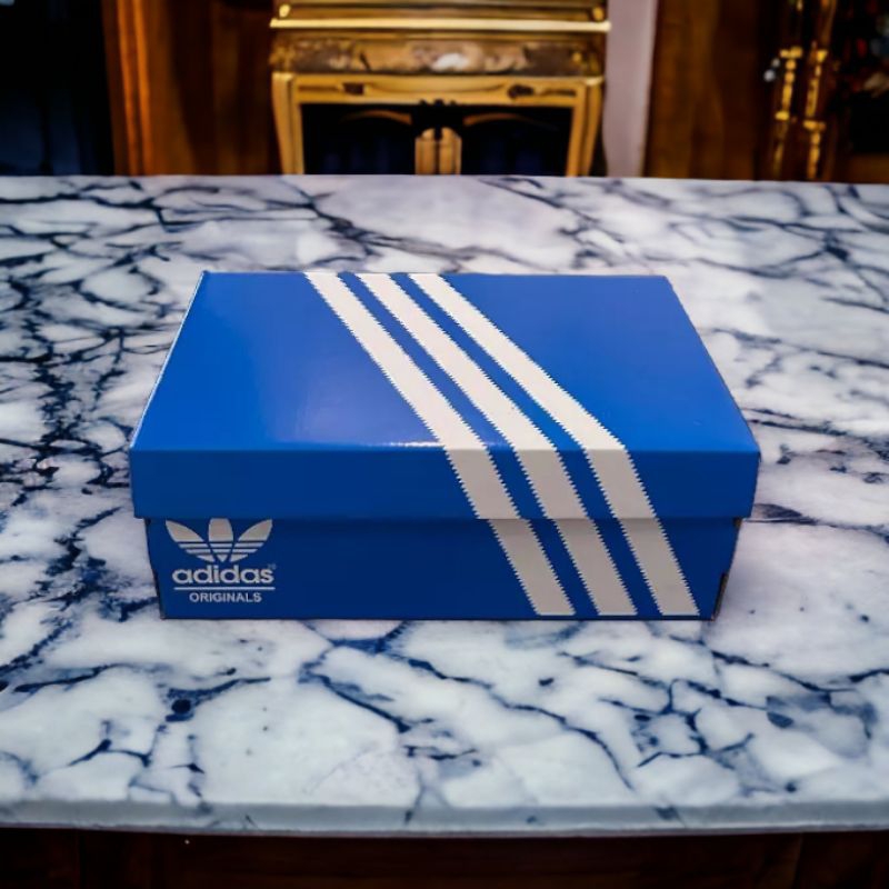 4didas blue shoe Box - Apbox | Shopee Malaysia