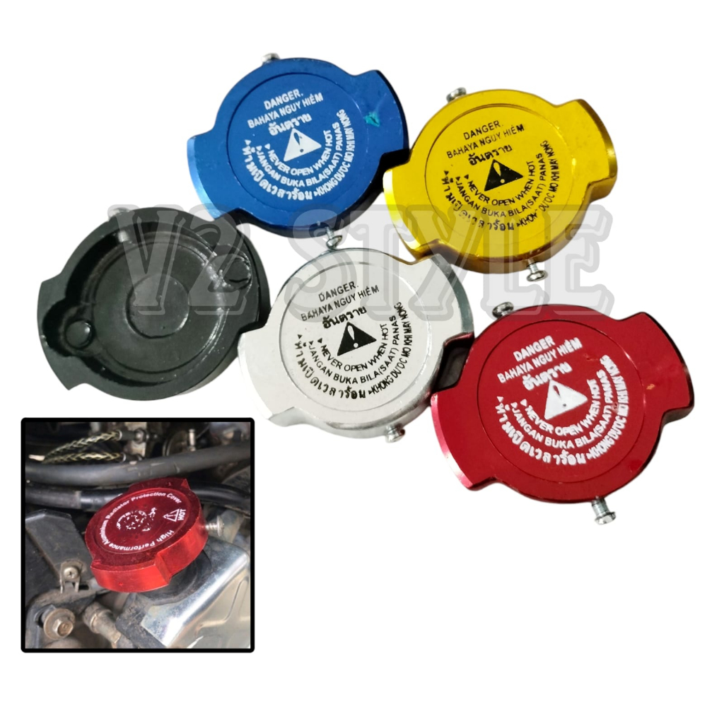 MESIN Radiator cap Variations Of The Head Of The radiator cap cnc ...