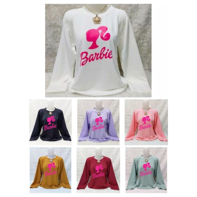 Barbie ADULT T-SHIRT LONG SLEEVES UK XL-4XL | Shopee Malaysia