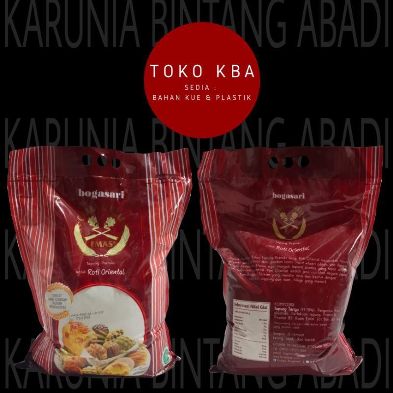 Bogasari Cakra Twin Gold Wheat Flour 5 kg (Oriental | Pao & Mantao ...