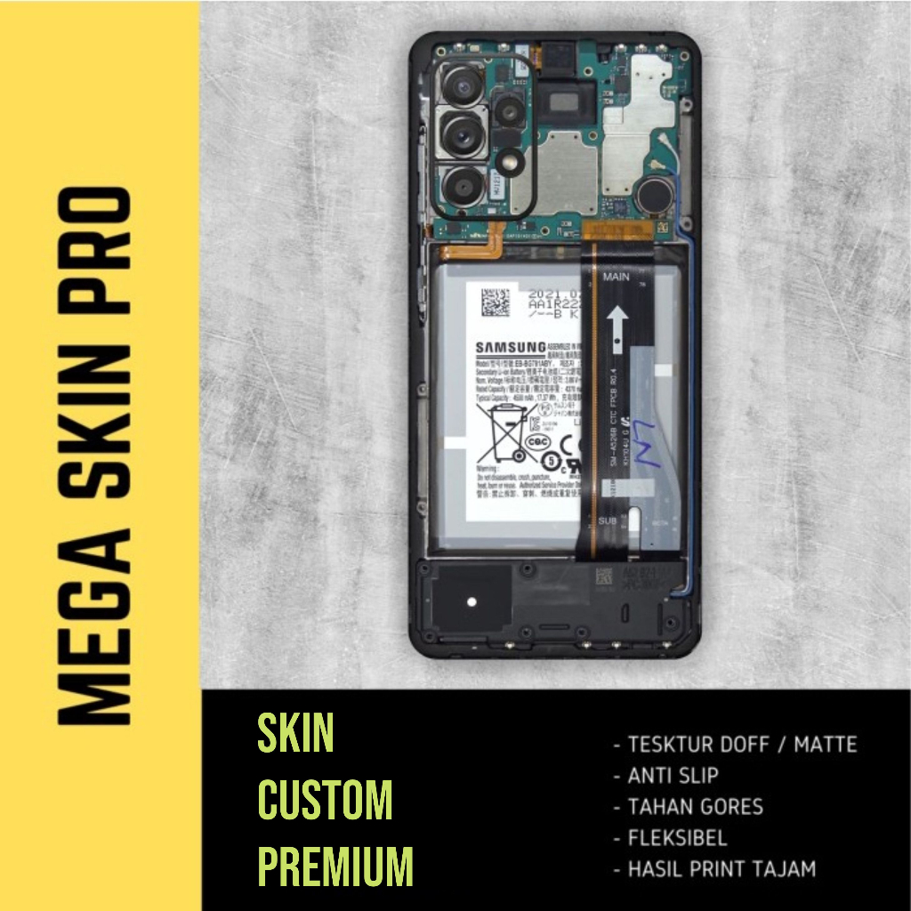 MESIN Samsung A52S Fullbody Skin - 2pcs Contents - teardown Machine ...