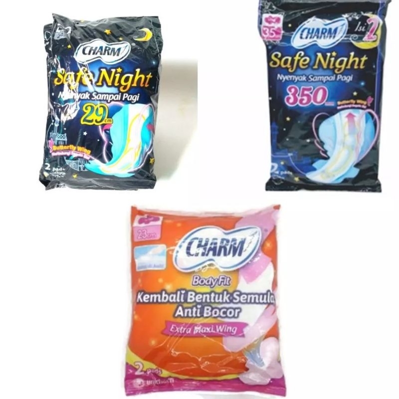 The CHARM Of The Sanitary Napkin Contains 10 Sachets | Shopee Malaysia