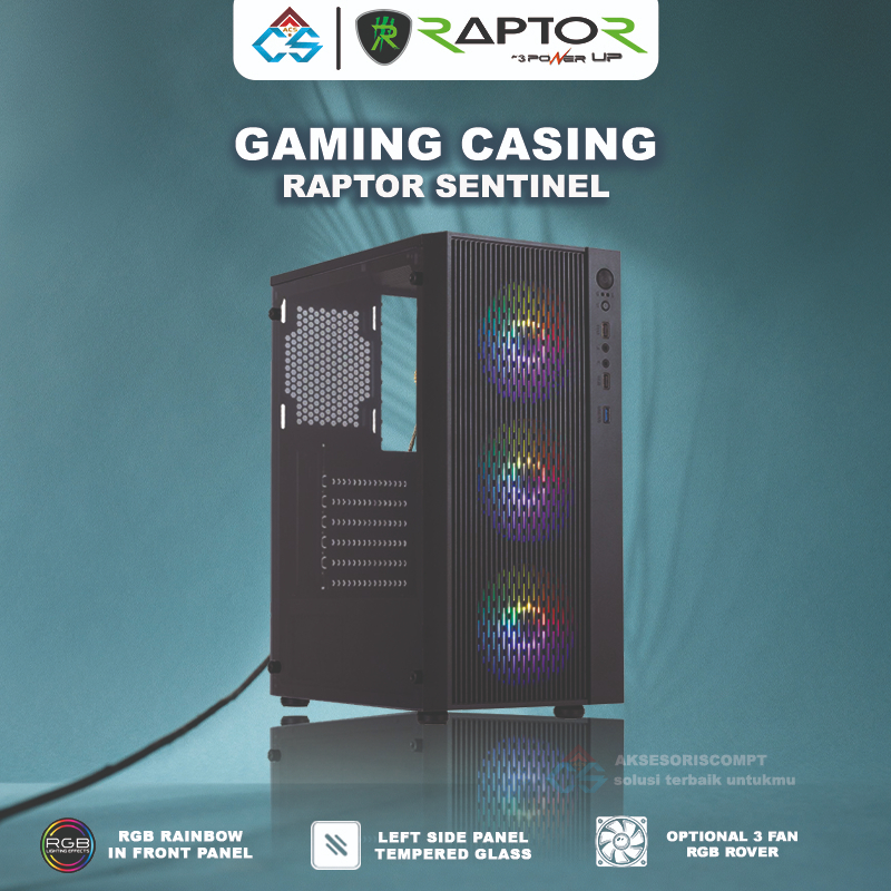 Raptor SENTINEL Gaming Case - FULL ATX Gaming Case | Shopee Malaysia