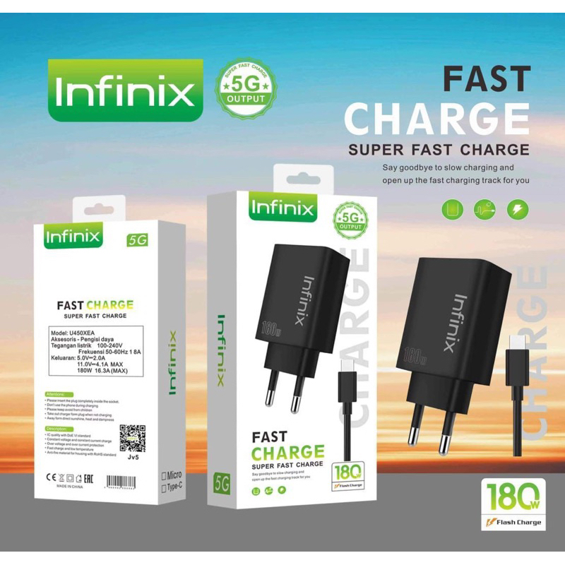New Charger Infinix Note 30 Pro 5G 180W Super Vooc Fast charging Micro ...