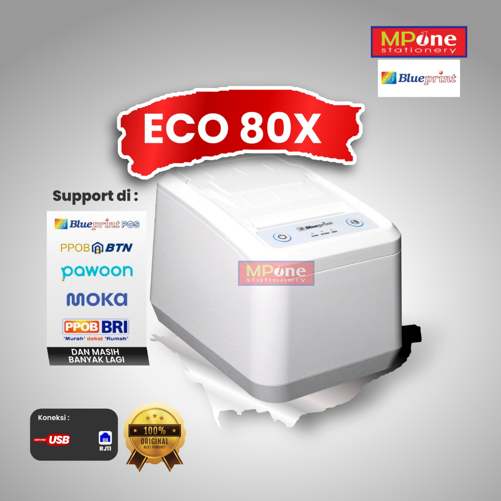 Thermal Printer / Desktop Thermal Printer BLUEPRINT 80mm ECO 80X ...
