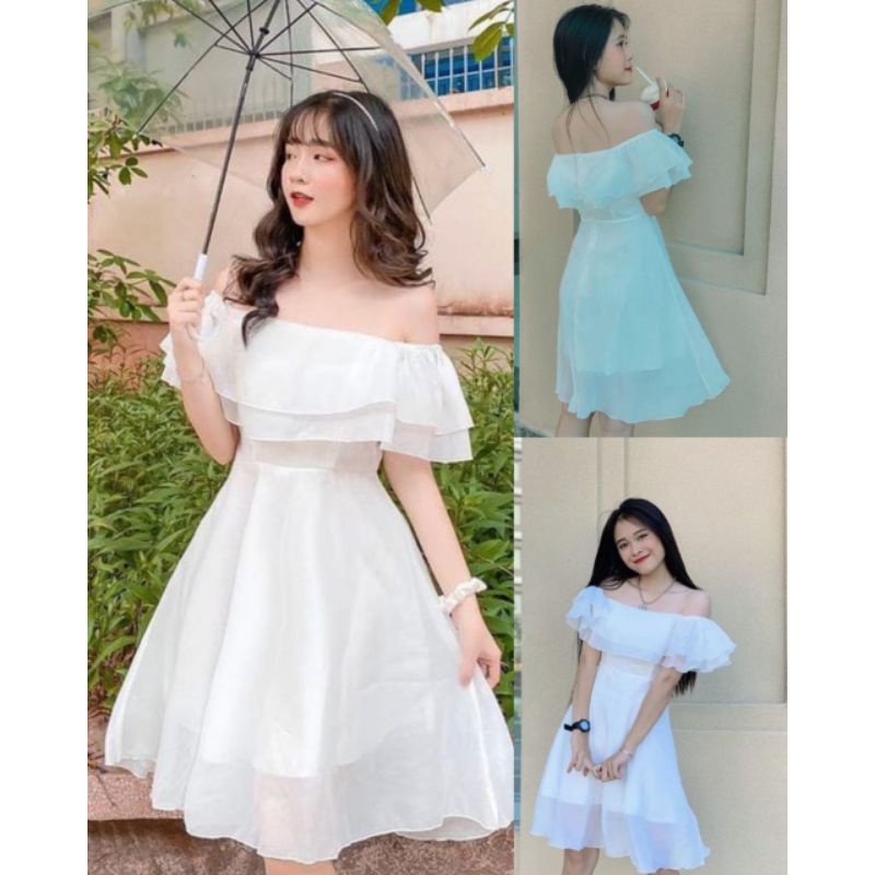 Alila KOREAN MIDI DRESS SABRINA OFF SHOULDER BEACH PREMIUM KOREAN ...