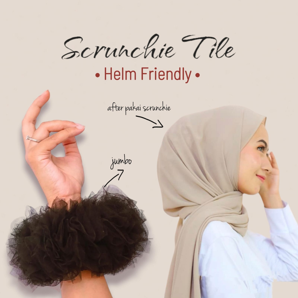 Scrunchie TILE Hair Tie Hijab/Invited Hair Rope Tie Wholesale And ...