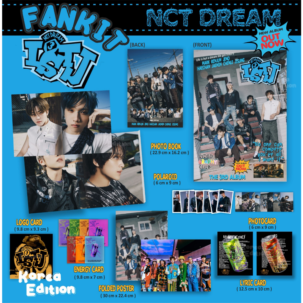 Fankit ISTJ NCT Dream New Album Extrovert and Introvert Version Kpop ...