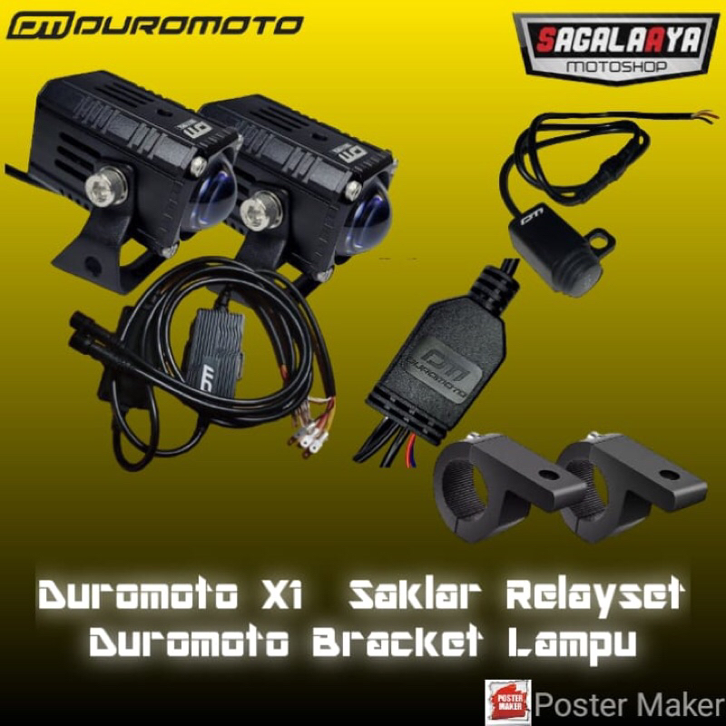 Duromoto X1 Light Package Switch Ori Duromoto Relayset Duromoto Vinyx ...