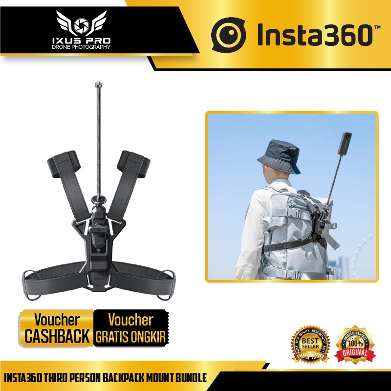 Insta360 Third Person Backpack Mount Bundle ORIGINAL | Shopee Malaysia