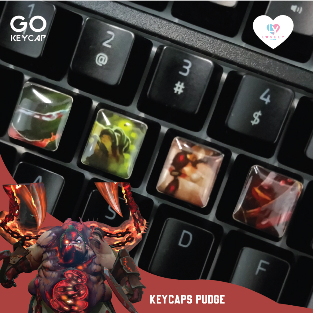 Keycaps PBT Dota 2 Pegs Ability | Go KEYCAPS | Shopee Malaysia