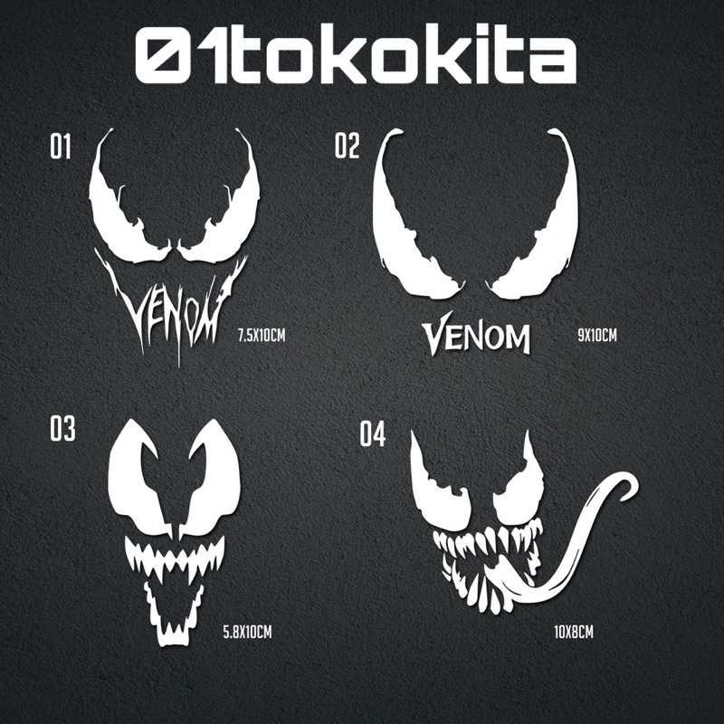 Sticker cutting Motorcycle venom Variations Of cutting Stickers ...
