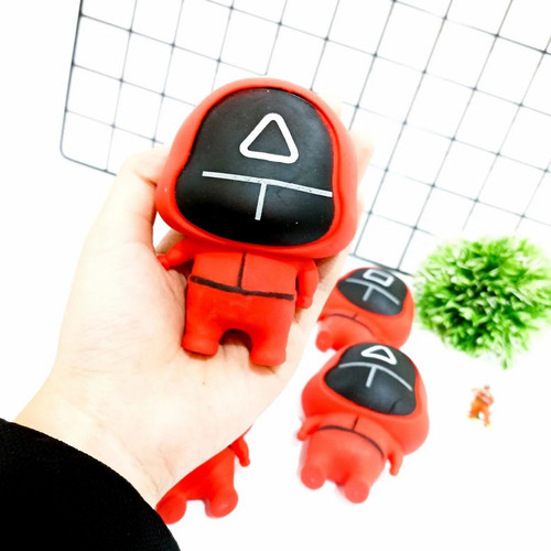 Kids Toys squid game Squishy Squishi Anti Stress Rubber Viral Character ...