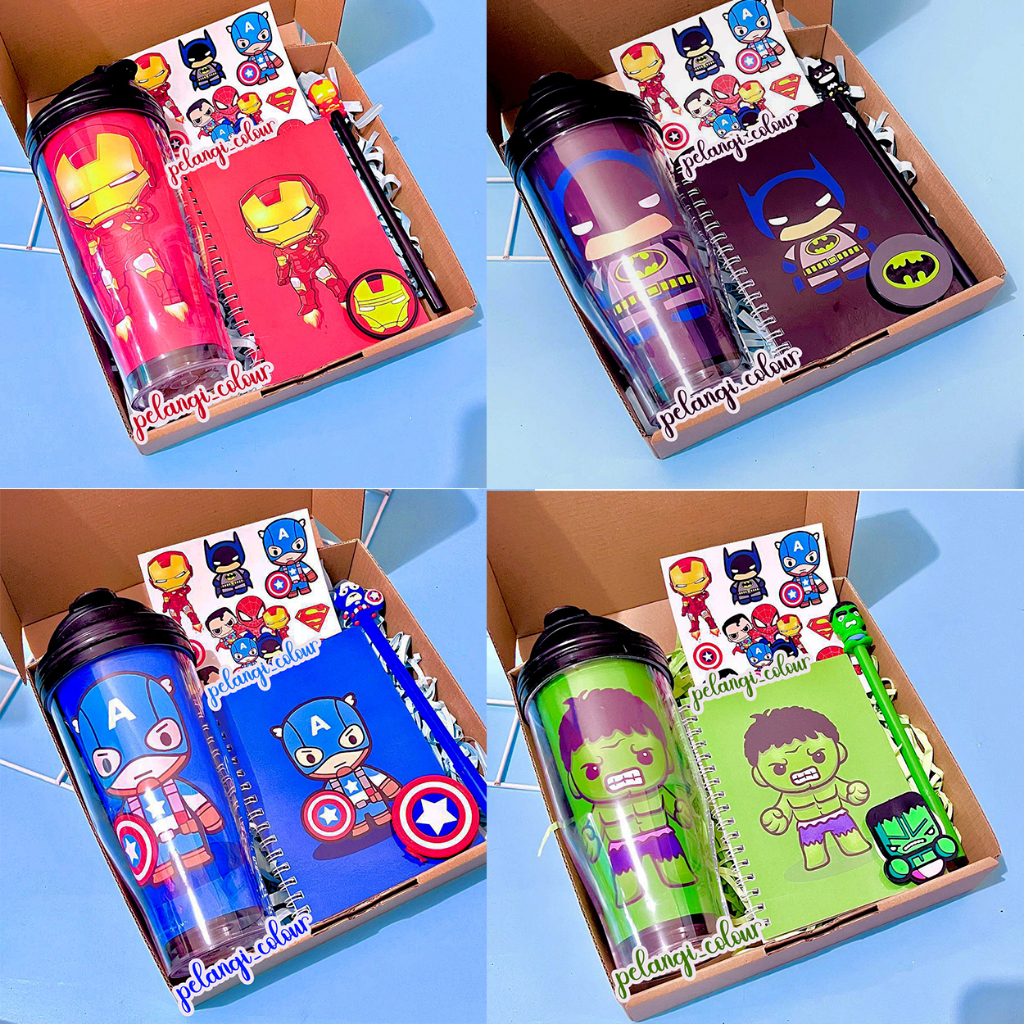 Super Hero Hulk Hampers Box Package/ Spiderman Iron Man Gift Package ...