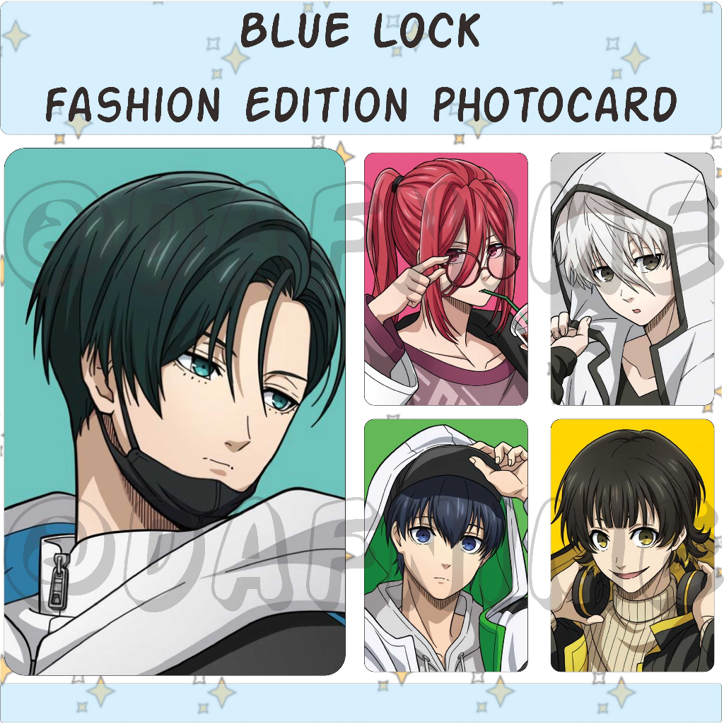 Blue LOCK FASHION EDITION PHOTOCARD ANIME | Shopee Malaysia