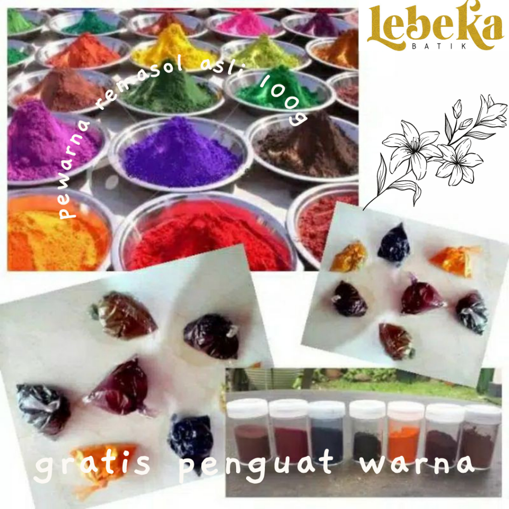Remasol Dyes PACKAGE 18 COLORS and 25 COLORS FREE WG | Shopee Malaysia