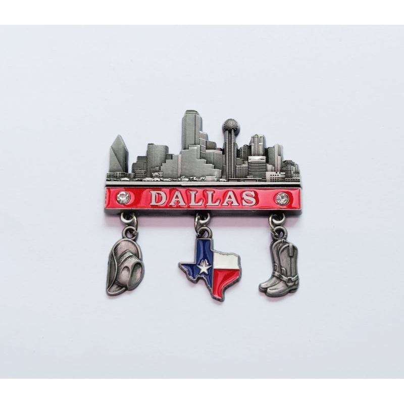 Dallas Texas Fridge magnet Souvenir By American Countries | Shopee Malaysia